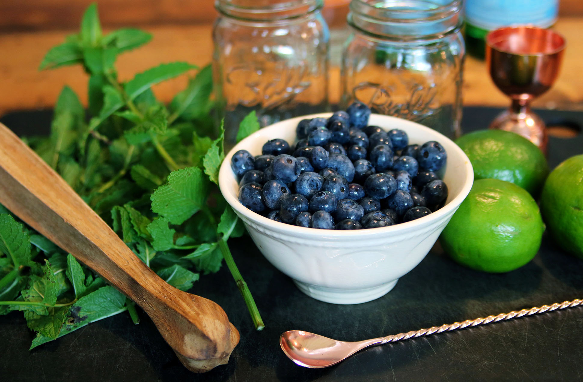 Blueberry Mojito • The Farmhouse Project