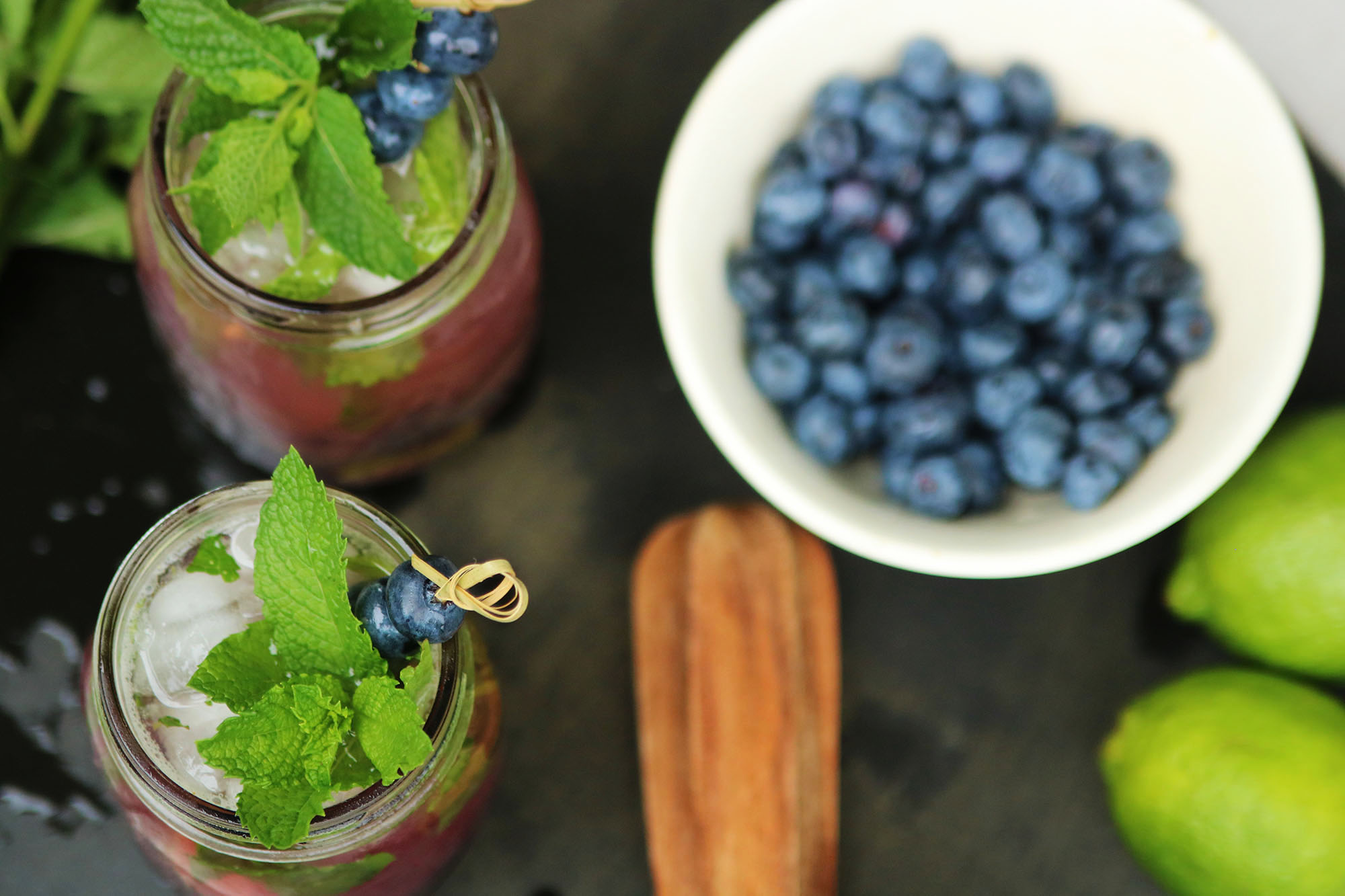 Blueberry Mojito • The Farmhouse Project