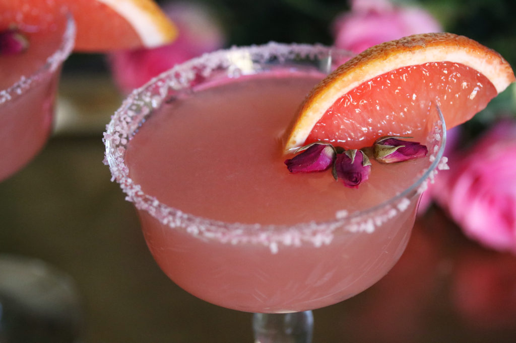 Rose Mezcal Paloma Cocktail | THE FARMHOUSE PROJECT