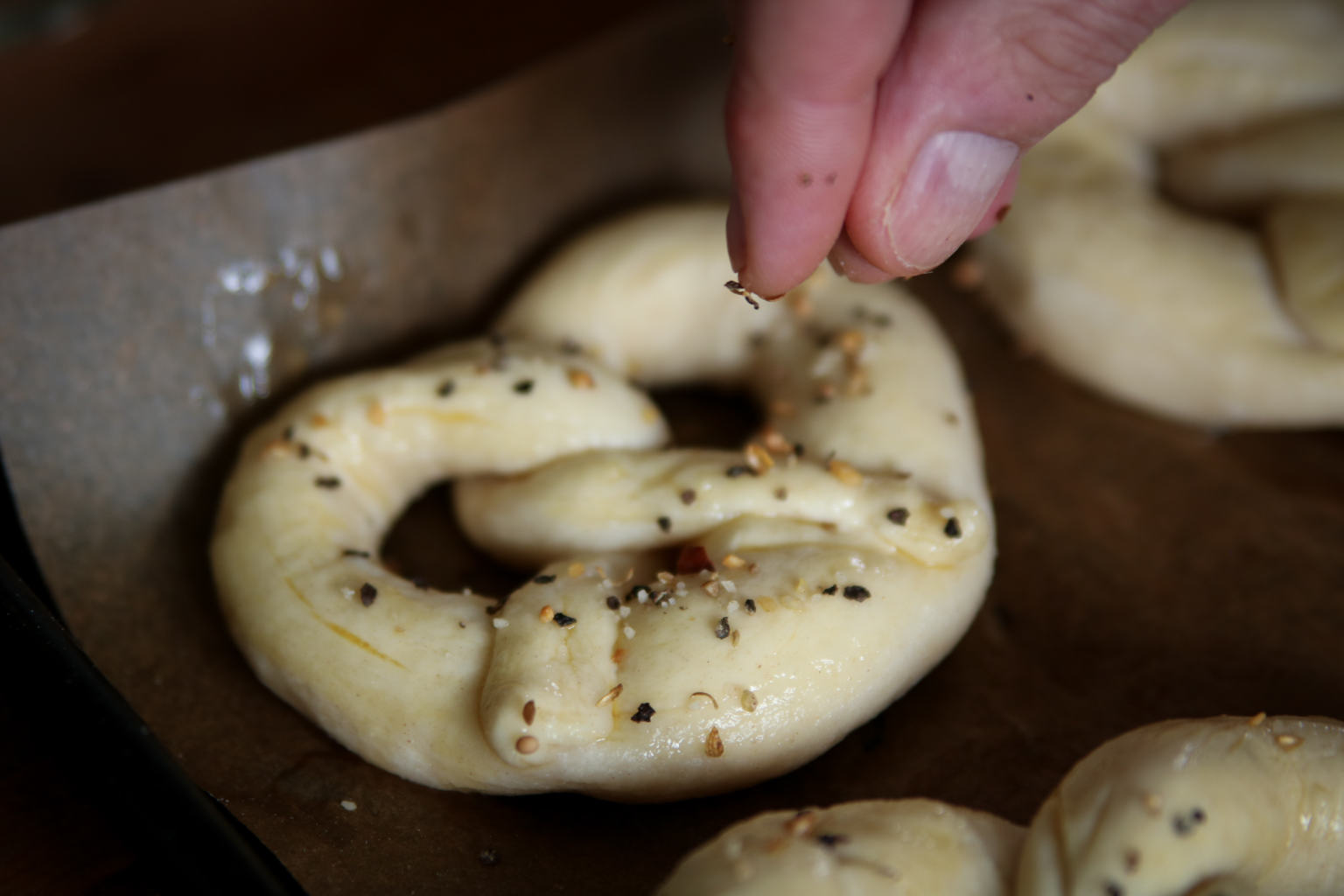 Easy Homemade Soft Pretzels • The Farmhouse Project