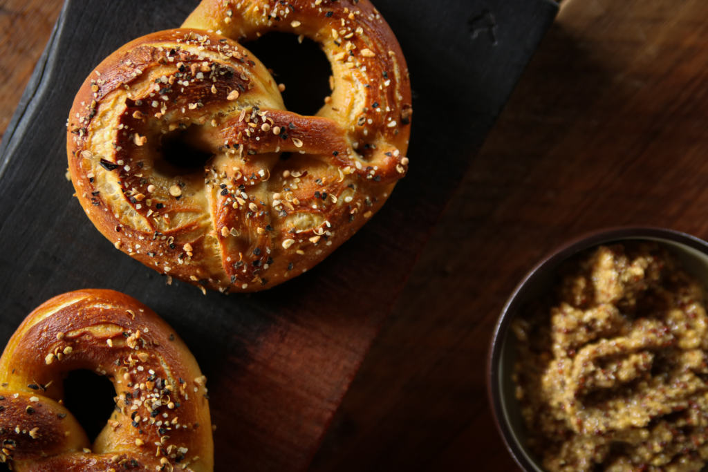 Easy Homemade Soft Pretzels • The Farmhouse Project